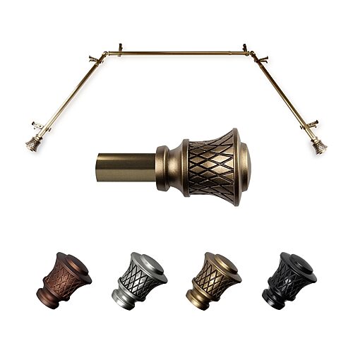 Click here for Rod Desyne Lennart Bay Window Rod  One Size  Yello... prices