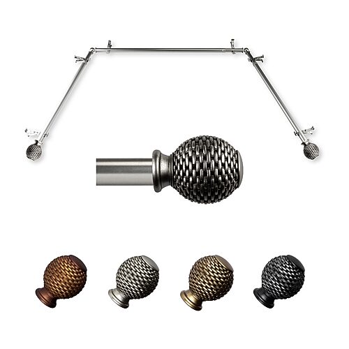 Click here for Rod Desyne Ozana Bay Window Rod  One Size  Silver prices