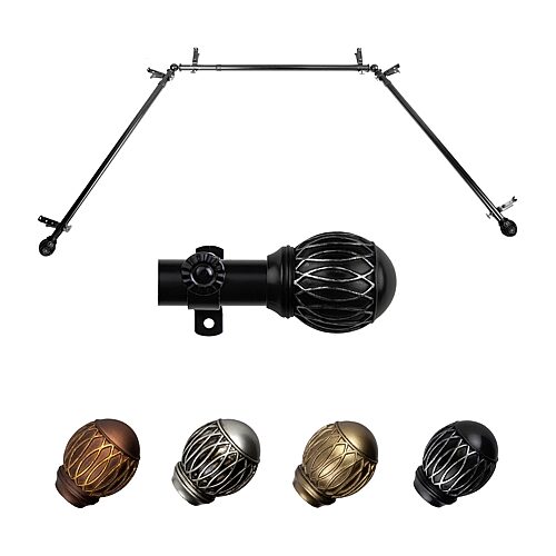 Click here for Rod Desyne Tyoma Bay Window Rod  One Size  Black prices