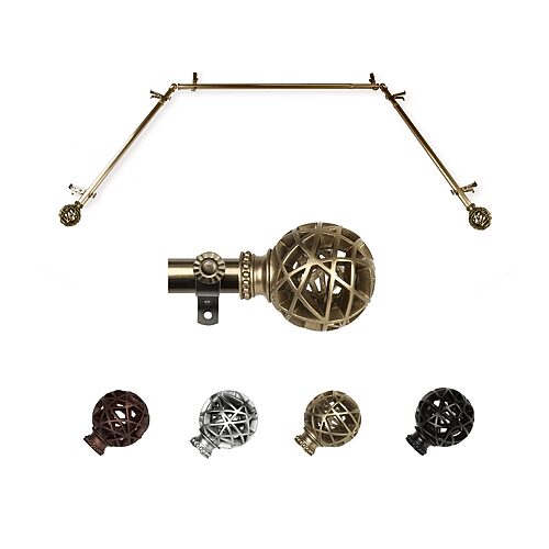 Click here for Rod Desyne Leanette Bay Window Rod  One Size  Yell... prices