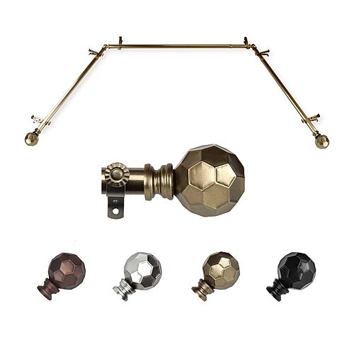 Click here for Rod Desyne Christiano Bay Window Rod  One Size  Ye... prices