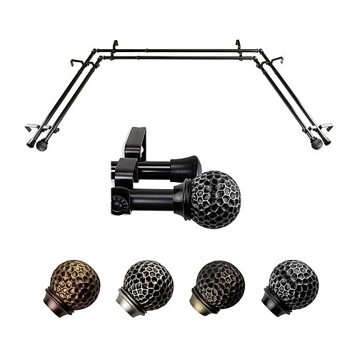 Click here for Rod Desyne Celio Double Bay Window Rod  One Size... prices