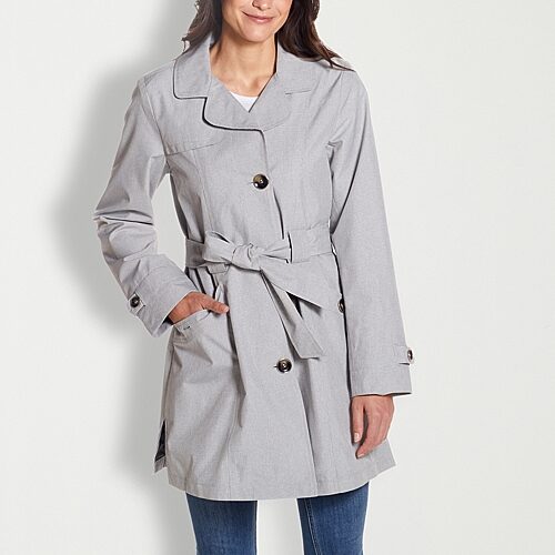 Click here for Gallery Womens Belted Midweight Coat  Small  Multi... prices