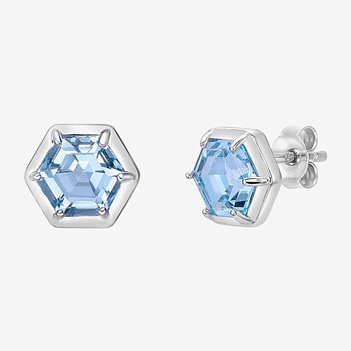 Click here for Gemstone Sterling Silver 8mm Stud Earrings  One Si... prices