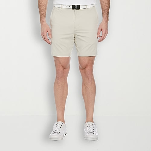 Click here for PGA TOUR Mens 7 Mid Rise Golf Short  36  Beige prices