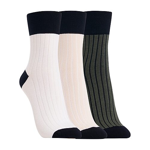 Click here for Clarks Womens 3 Pair Low Cut Socks  9-11  Multiple... prices