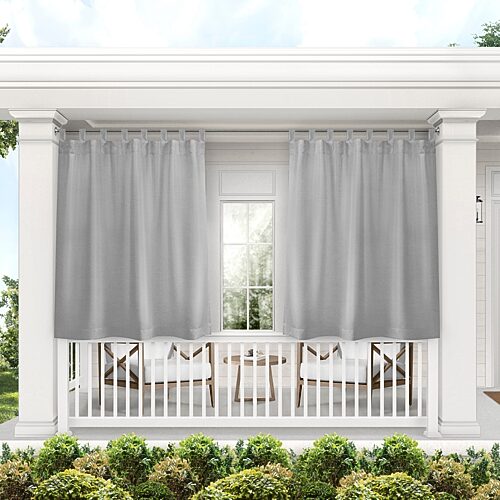 Click here for Town And Country Cabana Solid Grommet Top Light-Fi... prices