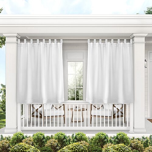 Click here for Town And Country Cabana Solid Grommet Top Light-Fi... prices