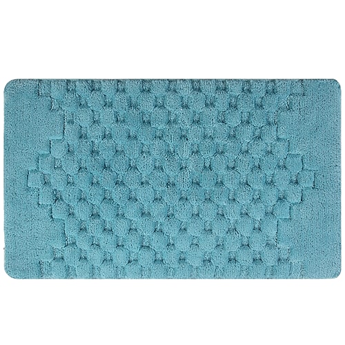 Click here for Melange Bath Rug Collection  One Size  Blue prices
