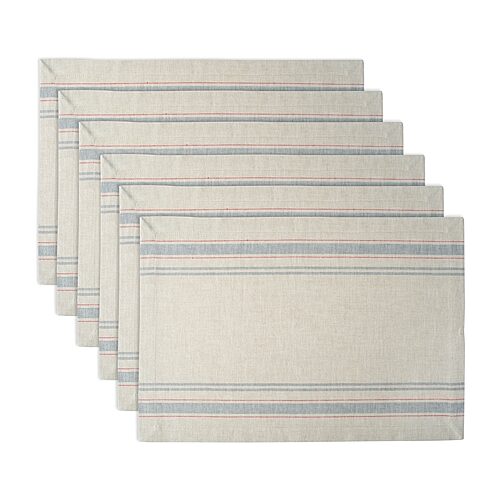 Click here for Design Import French Stripe 6-pc. Placemats  One S... prices