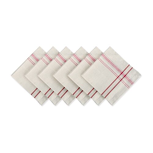 Click here for Design Imports French Stripe 6-pc. Napkins  One Si... prices