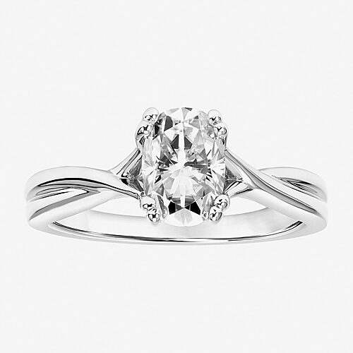 Click here for Womens 1 CT. T.W. Lab Created White Moissanite Ste... prices