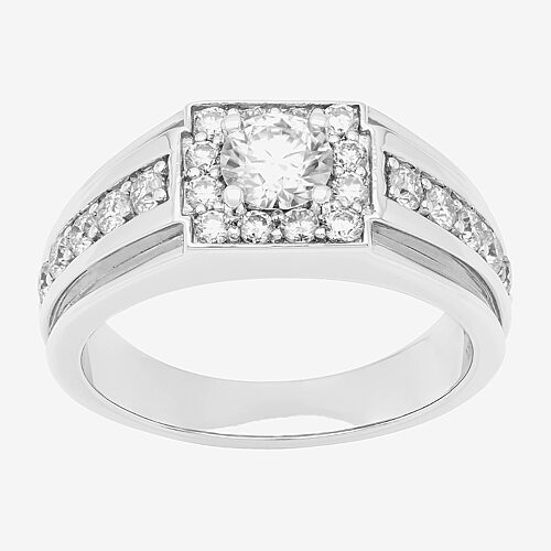 Click here for Mens 9M 1 1/2 CT. Lab Created White Moissanite Ste... prices