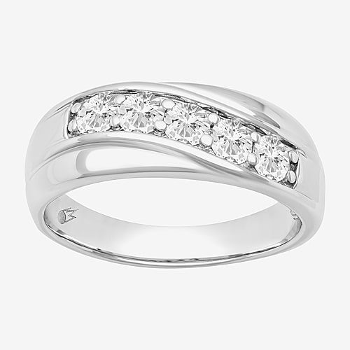 Click here for Mens 8MM 1 CT. Lab Created White Moissanite Sterli... prices