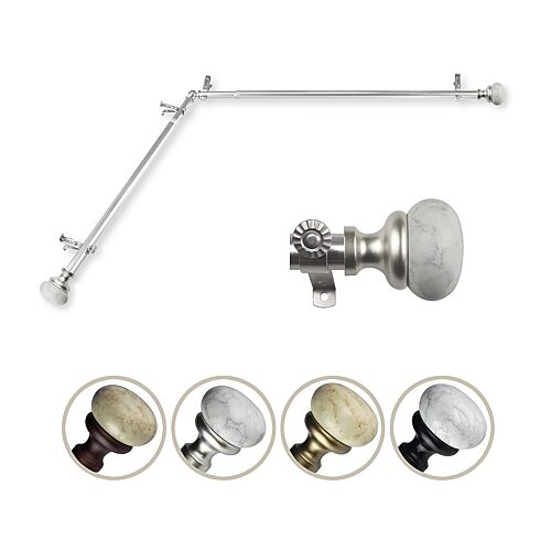 Click here for Rod Desyne Merlyn Corner 3/4 IN Adjustable Curtain... prices