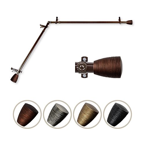 Click here for Rod Desyne Tarzan Corner 3/4 IN Adjustable Curtain... prices