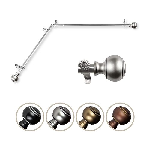 Click here for Rod Desyne Jaylin Corner 3/4 IN Adjustable Curtain... prices