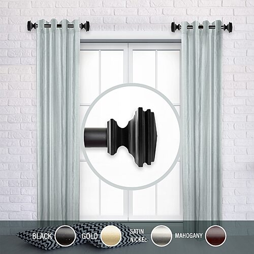 Click here for Rod Desyne (Set Of 2) Bedpost 1 IN Adjustable Side... prices