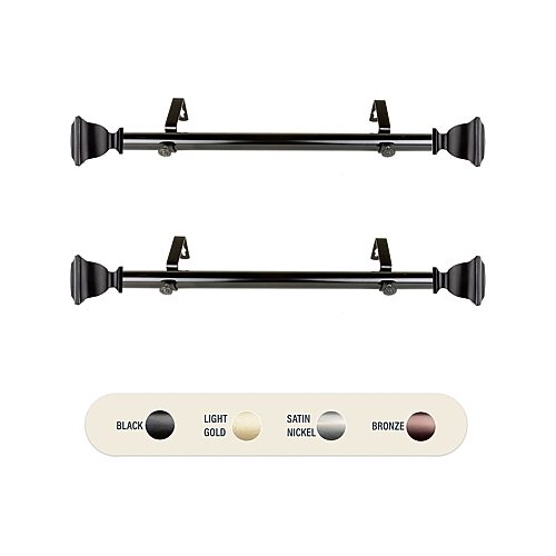 Click here for Rod Desyne (Set Of 2) Romeo 1 IN Adjustable Side C... prices