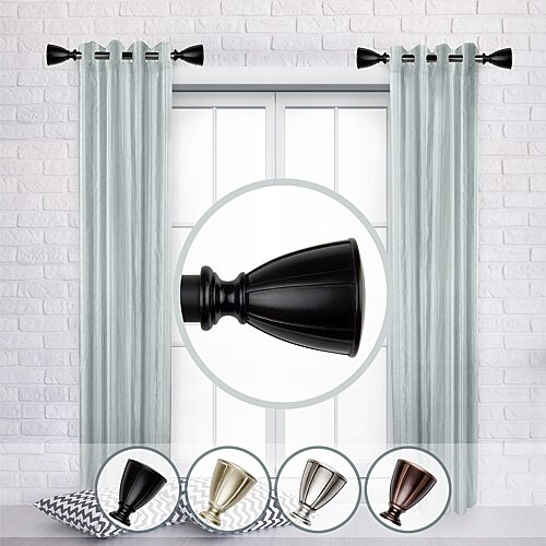 Click here for Rod Desyne (Set Of 2) Ayla 1 IN Adjustable Side Cu... prices