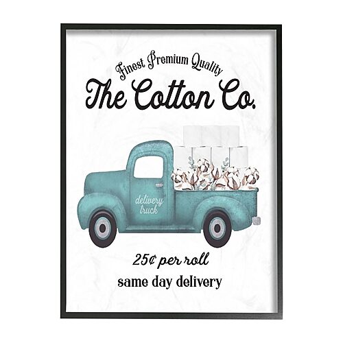 Click here for 24X30 Toilet Paper Cotton Print  One Size  Blue prices