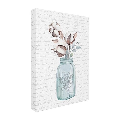 Click here for Stupell Industries Handmade Soap Jar Canvas Art  O... prices