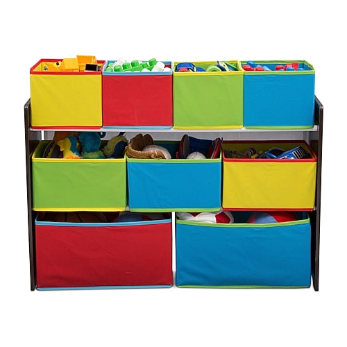 Click here for 9-Cubby Toy Organizer  One Size  Brown prices
