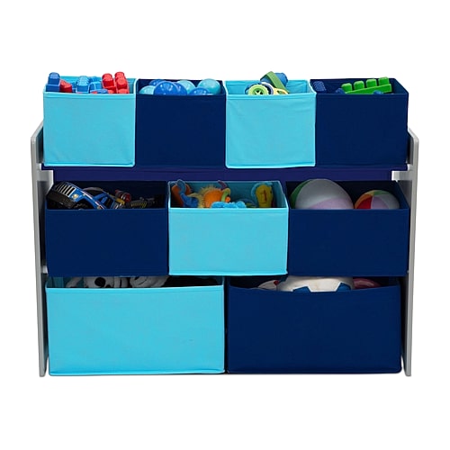 Click here for 9-Cubby Toy Organizer  One Size  Gray prices