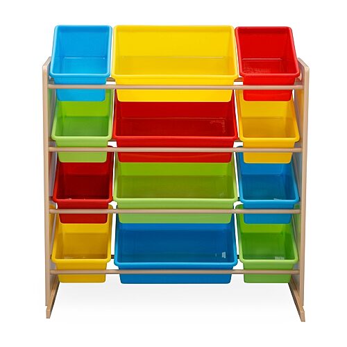 Click here for 12-Cubby Toy Organizer  One Size  Beige prices