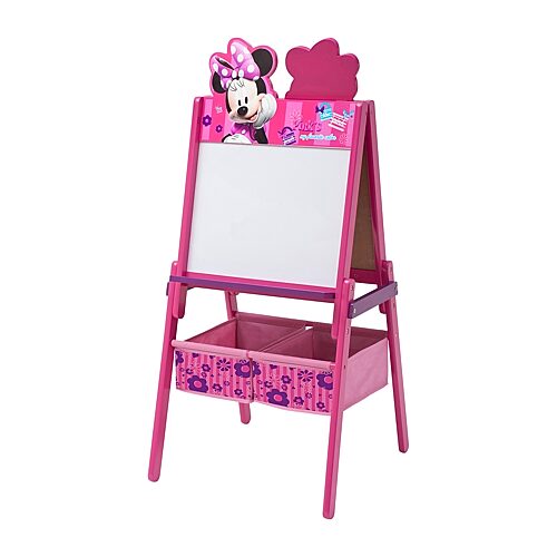 Delta Children Minnie Mouse Wooden Double-Sided Activity Easel Minnie Mouse Easel  One Size  Pink