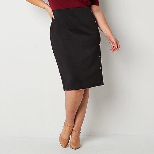 Click here for Bold Elements Womens Plus Pencil Skirt-Plus  1x  B... prices