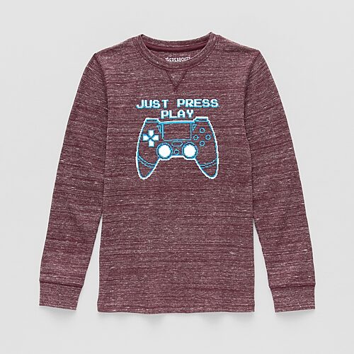 Click here for Thereabouts Little & Big Kid Boys Crew Neck Long S... prices