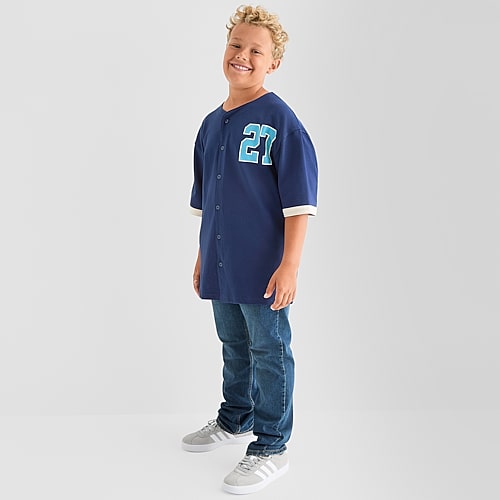 Click here for Thereabouts Jersey Little & Big Kid Boys Crew Neck... prices