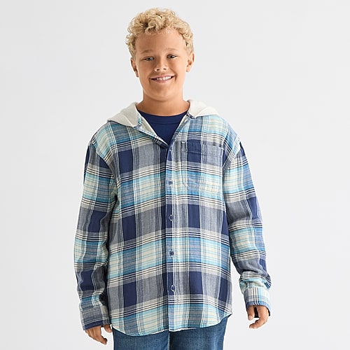 Click here for Thereabouts Little & Big Kid Boys Hooded Long Slee... prices