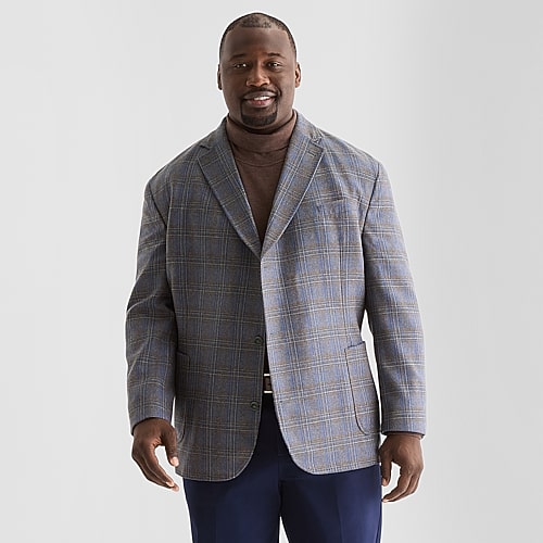 Click here for Stafford Mens Big and Tall Plaid Classic Fit Sport... prices
