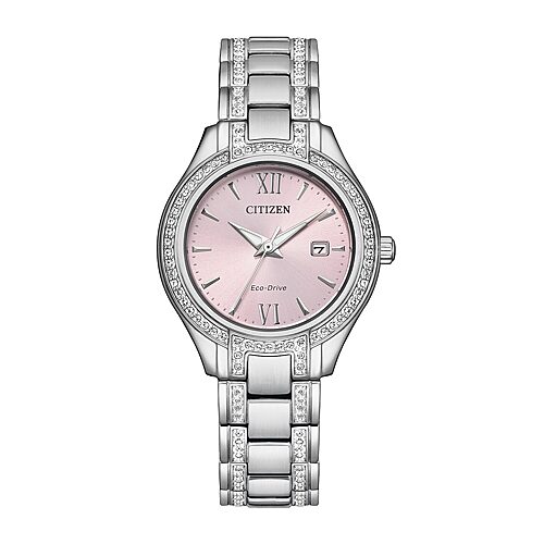 Click here for Citizen Eco-Drive Womens Silhouette Crystal Stainl... prices