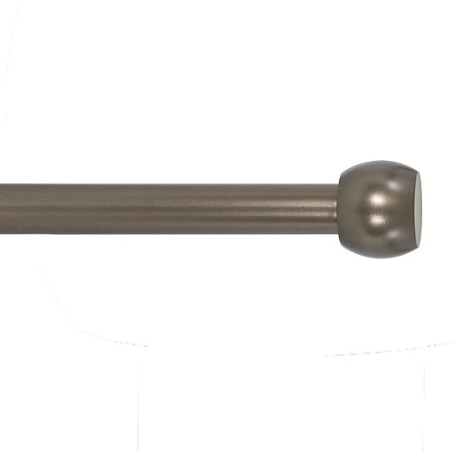 Click here for Decopolitan Barrel Knob 1 IN Adjustable Curtain Ro... prices
