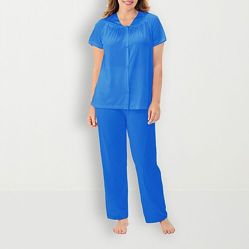 Click here for Exquisite Form Womens V-Neck Short Sleeve 2-pc. Pa... prices