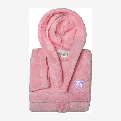 Click here for Linum Home Kids Bow Super Plush Double Brushed Hoo... prices