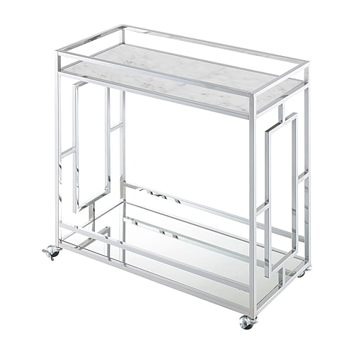 Click here for Convenience Concepts Town Square Faux Marble-Top K... prices