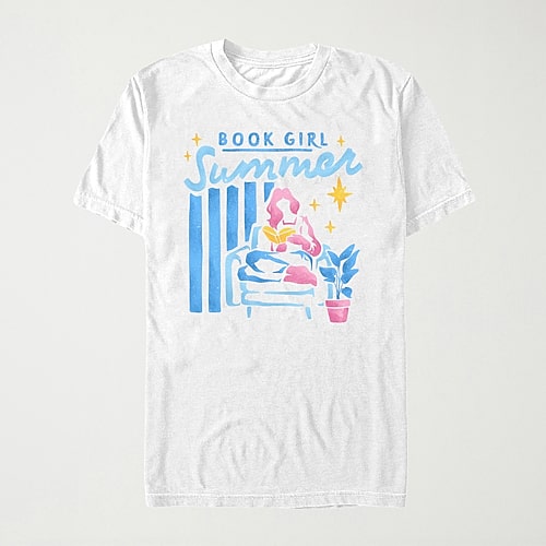 Click here for Book Girl Summer Womens Juniors Crew Neck Short Sl... prices