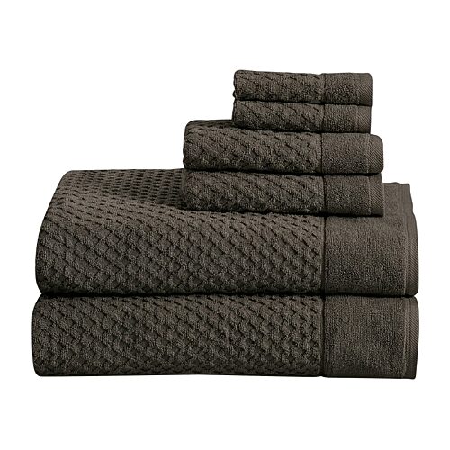 Click here for Linery Cotton Textured 6-pc. Quick Dry Bath Towel... prices