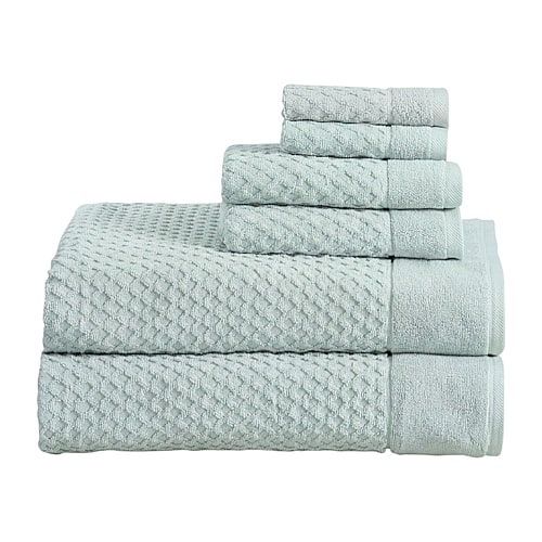 Click here for Linery Cotton Textured 6-pc. Quick Dry Bath Towel... prices