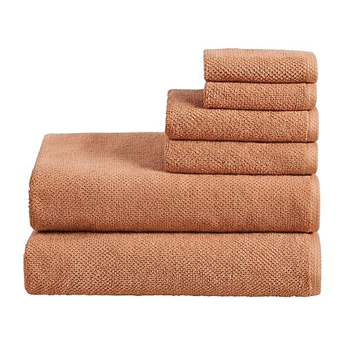 Click here for Linery Cotton Loop Textured 6-pc. Quick Dry Bath T... prices