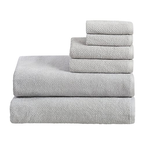 Click here for Linery Cotton Loop Textured 6-pc. Quick Dry Bath T... prices