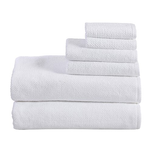 Click here for Linery Cotton Loop Textured 6-pc. Quick Dry Bath T... prices