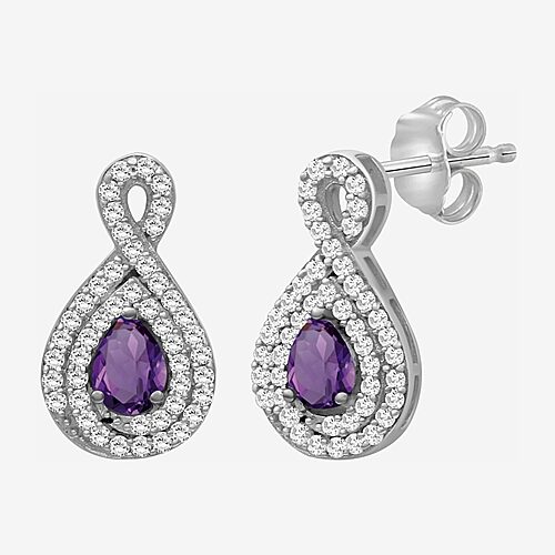 Click here for (I-J / I2-I3) 1/4 CT. T.W. Genuine Purple Amethyst... prices