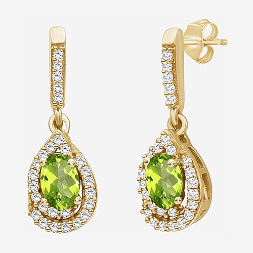 Click here for (I-J / I2-I3) Womens 1/6 CT. T.W. Genuine Green Pe... prices