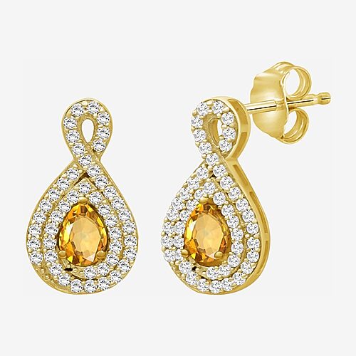 Click here for (I-J / I2-I3) 1/4 CT. T.W. Genuine Yellow Citrine... prices