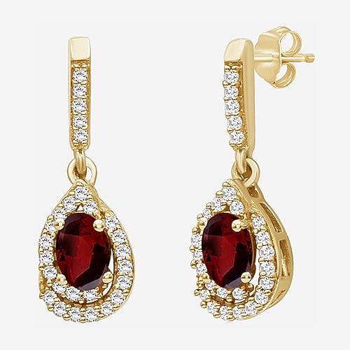 Click here for (I-J / I2-I3) Womens 1/6 CT. T.W. Genuine Red Garn... prices